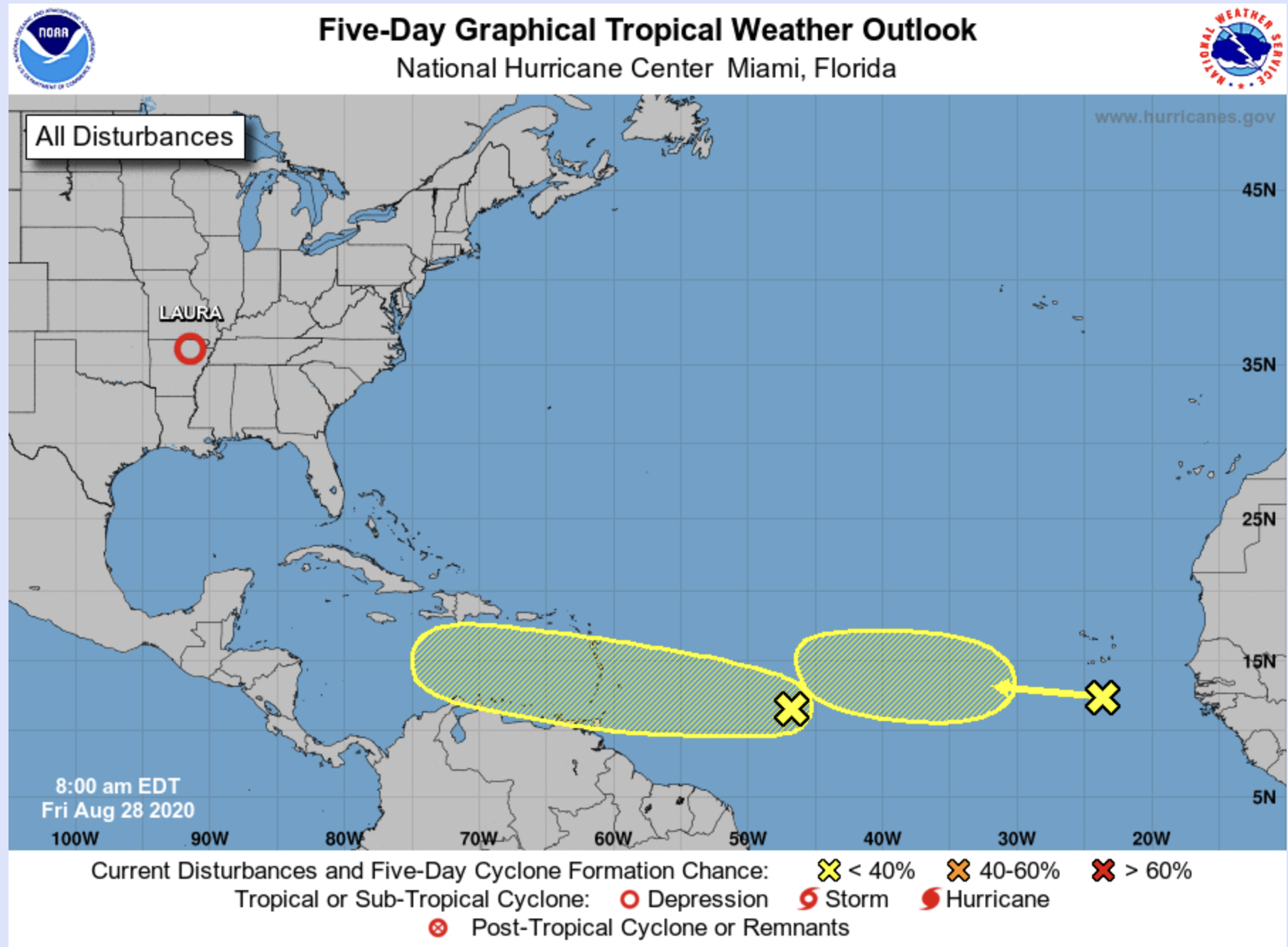 HURRICANE CENTER: Florida Remains In Extended Track Of Tropical Wave ...
