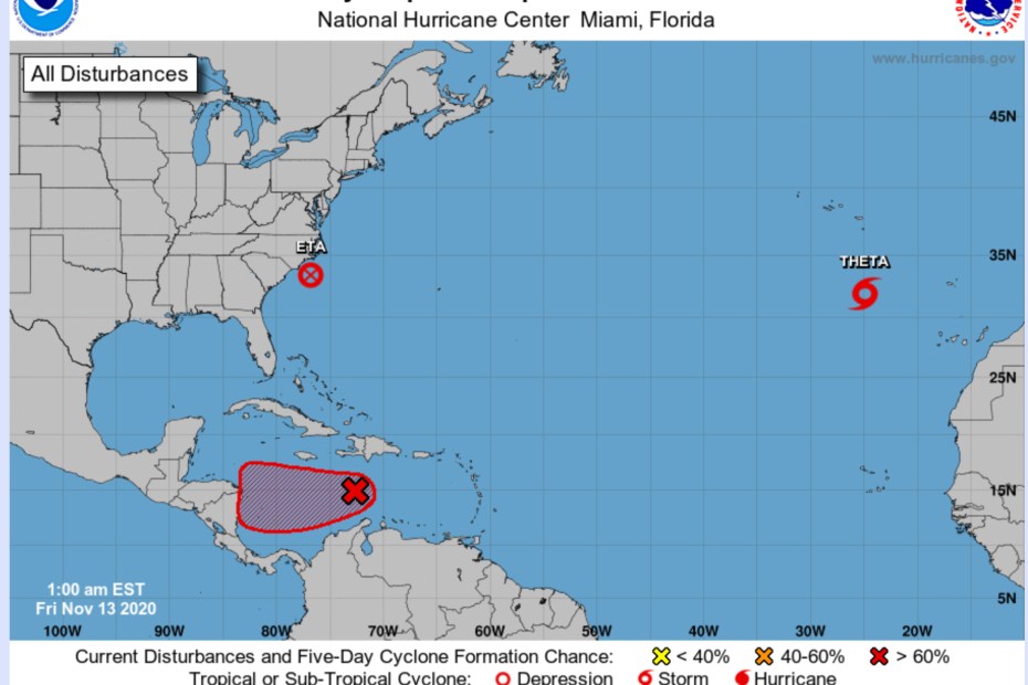 NATIONAL HURRICANE CENTER: Next Storm Has 90 Percent Chance Of Forming ...