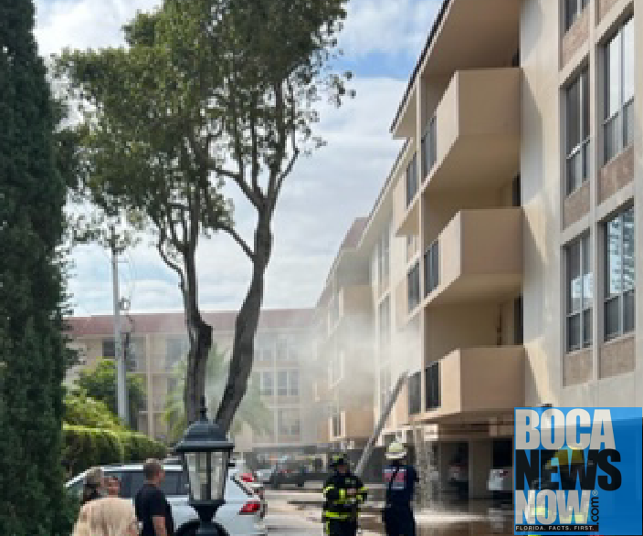 Boca Raton Firefighters Battle Blaze On Spanish River Road ...