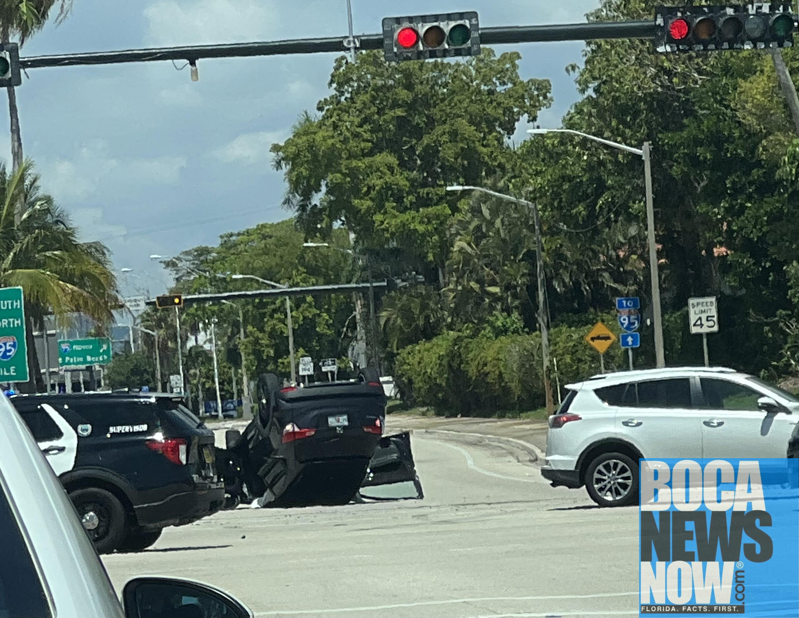 OVERTURNED SUV: New Details In Spectacular Boca Raton Crash ...