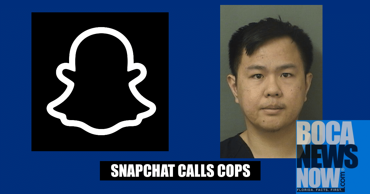 Snapchat Turns In Boca Raton Man, Charged With Obscene Communication ...