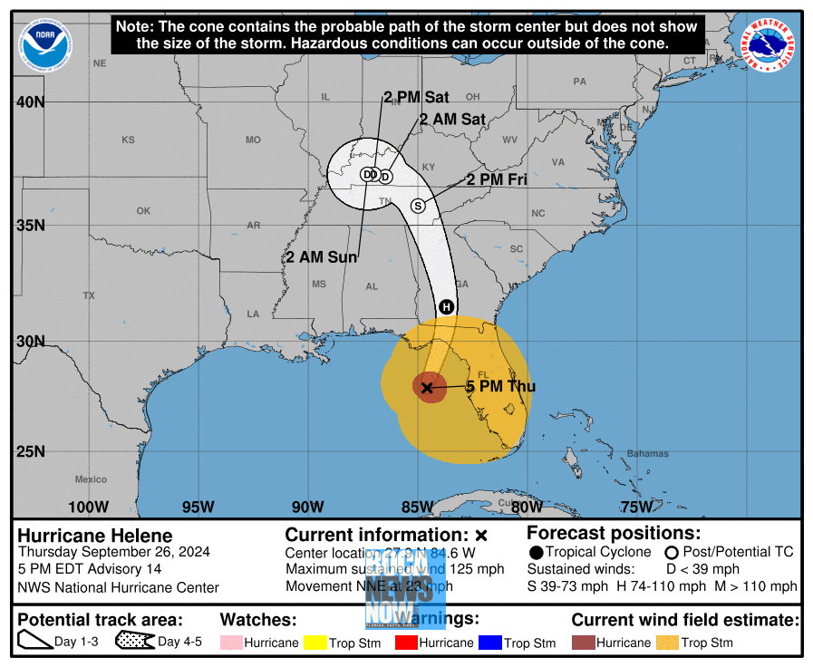 HURRICANE HELENE TO HIT FLORIDA AS CAT FOUR - BocaNewsNow.com