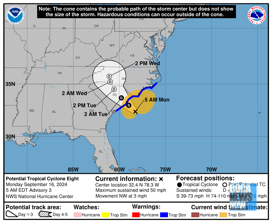 HURRICANE CENTER: Potential Tropical Cyclone Eight Expected To Hit ...
