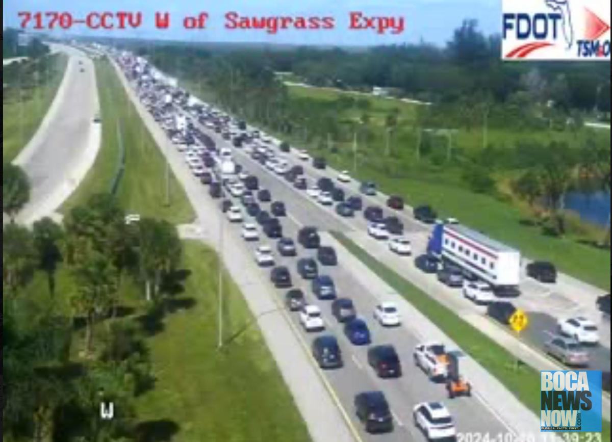 TRAFFIC ALERT: Alligator Alley Crawling, I-75 In Broward Backed Up ...