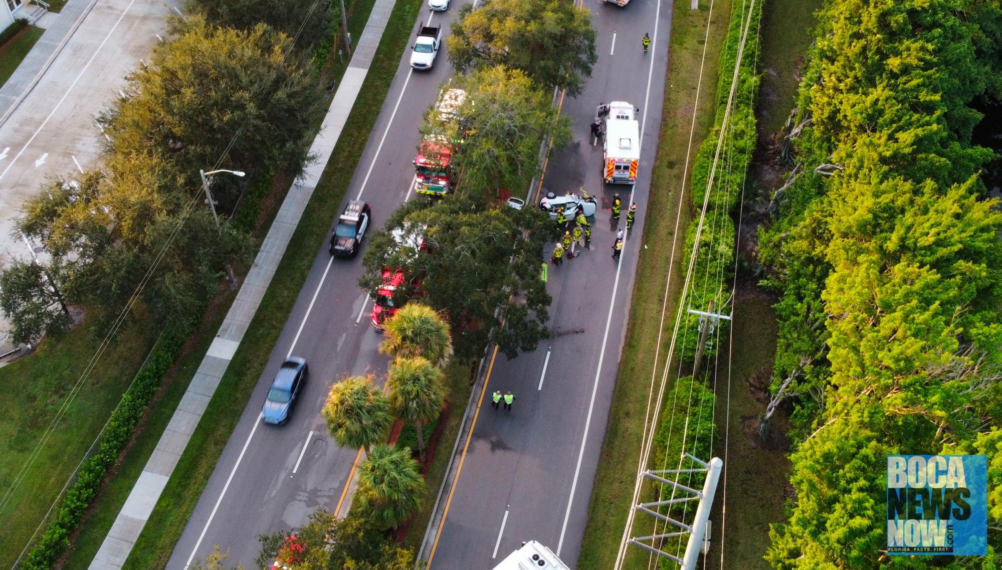 TRAFFIC ALERT: MAJOR CRASH CLOSES JOG ROAD IN BOCA RATON - BocaNewsNow.com