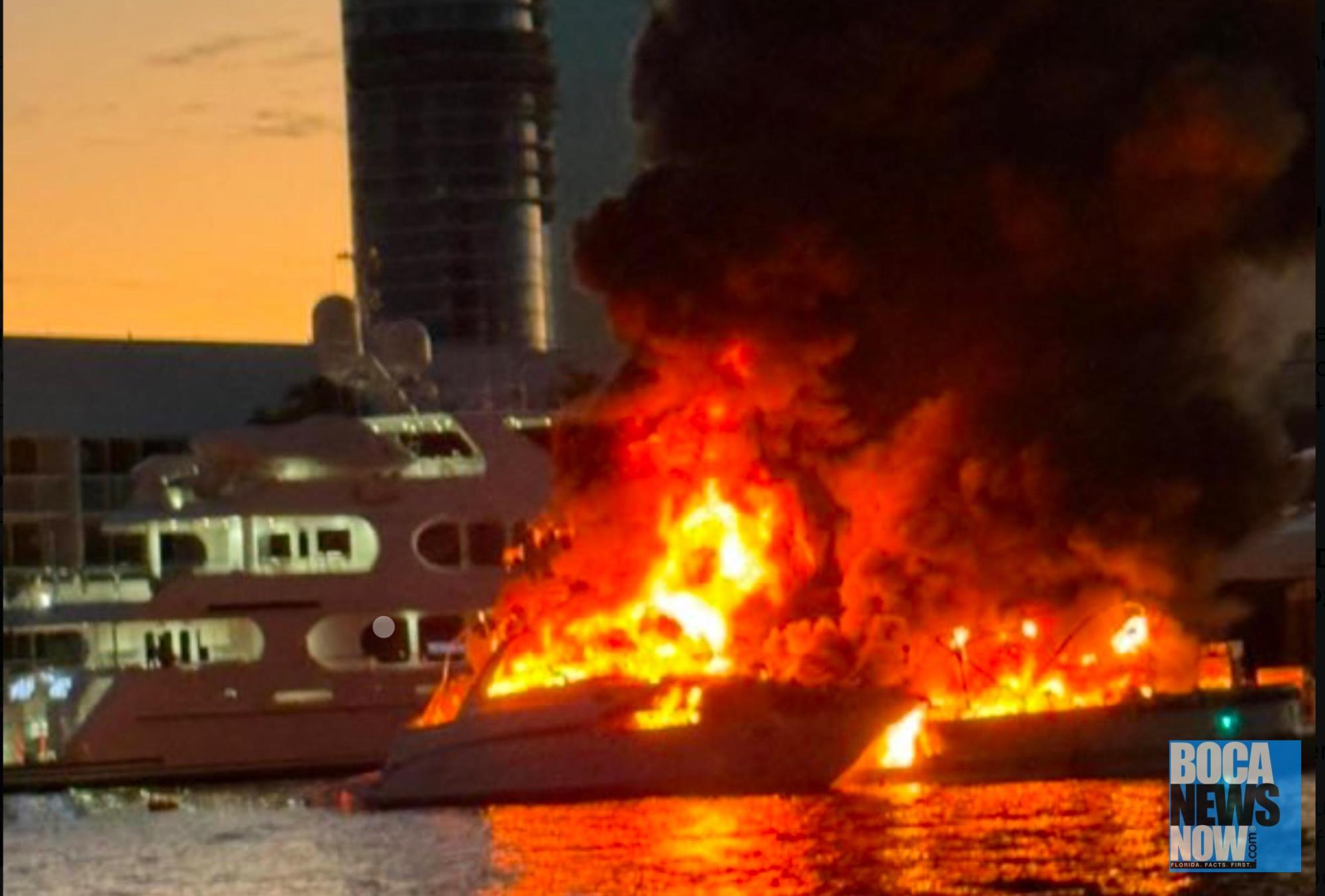 Marina Fires Leave One Dead, Six Injured - BocaNewsNow.com
